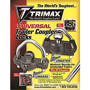 Trimax UMAX50 Premium Die-Cast Dual Purpose Coupler Lock