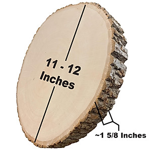 Wilsons 40003 Basswood Thick Round, 11" to 12"