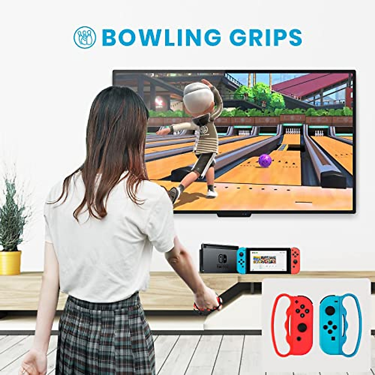 Switch Sports Accessories - CODOGOY 12 in 1 Switch Sports Accessories Bundle for Nintendo Switch Sports, Family Accessories Kit Compatible with Switch/Switch OLED Sports Games