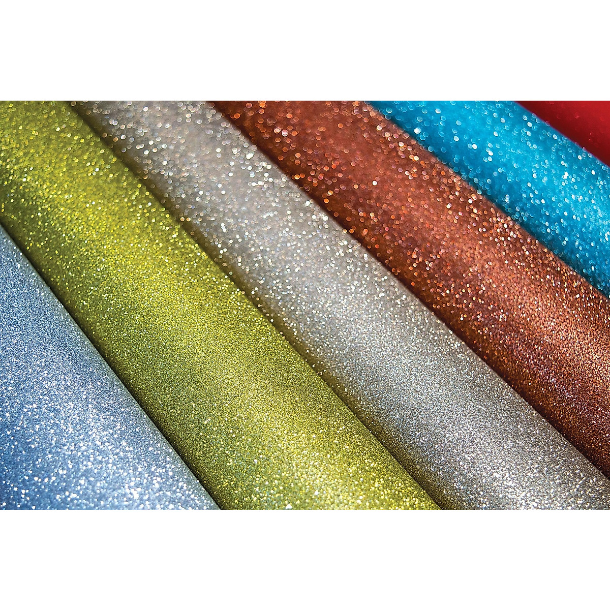 Craft Consortium The Essential Glitter Cardstock A4 10/Pkg-Silver