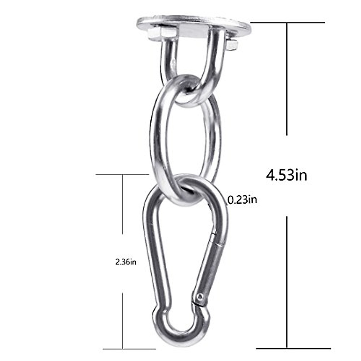 Cyfie Super Strong Hammock Hanging Hook Kit Load 800 lbs, Stainless Steel Heavy Duty Swing Hangers for Hammock, Swing Chair, Punching Bag for Indoor & Outdoor Relaxation (0186 Hammock Hook Kit)