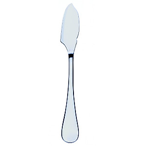 Mepra AZB1020B1120 Brescia Table Fish Knife, [Pack of 24], 20.9 cm, Stainless-Steel Finish, Dishwasher Safe Tableware