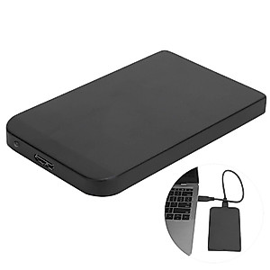 2.5Inch USB3.0 Portable Mobile Hard Drive, 320GB Universal External Hard Drive for Computer Monitors and Laptop, Black(320G)