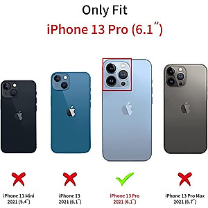 ELTIIGO Designed for 6.1-inch iPhone 13 Pro Case with Strap Holder Stand - Slim Soft Clear Full Body Protective Cover with Adjustable Finger Loop Hand Strap for Women Girls, Clear