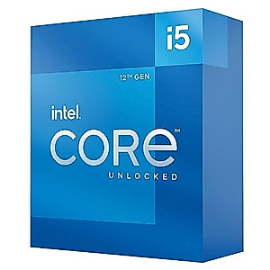 Intel Core i5-12600K Desktop Processor with Integrated Graphics and 10 (6P+4E) Cores up to 4.9 GHz Unlocked LGA1700 600 Series Chipset 125W