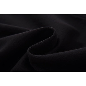 HahaNice Baby 2 Way Zipper Girls Boys 100% Cotton Footed Sleep and Play with Mitten Cuffs Black&Red 3 Months