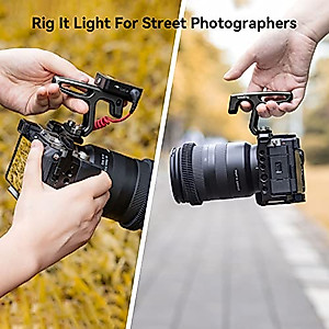 SMALLRIG Mini Top Handle for Lightweight Vlogging Cameras with 1/4"-20 Screws - HTS2756 SMALRIG Mini Top Handle for Lightweight Vlogging Cameras with 1/4"-20 Screws - HTS2756