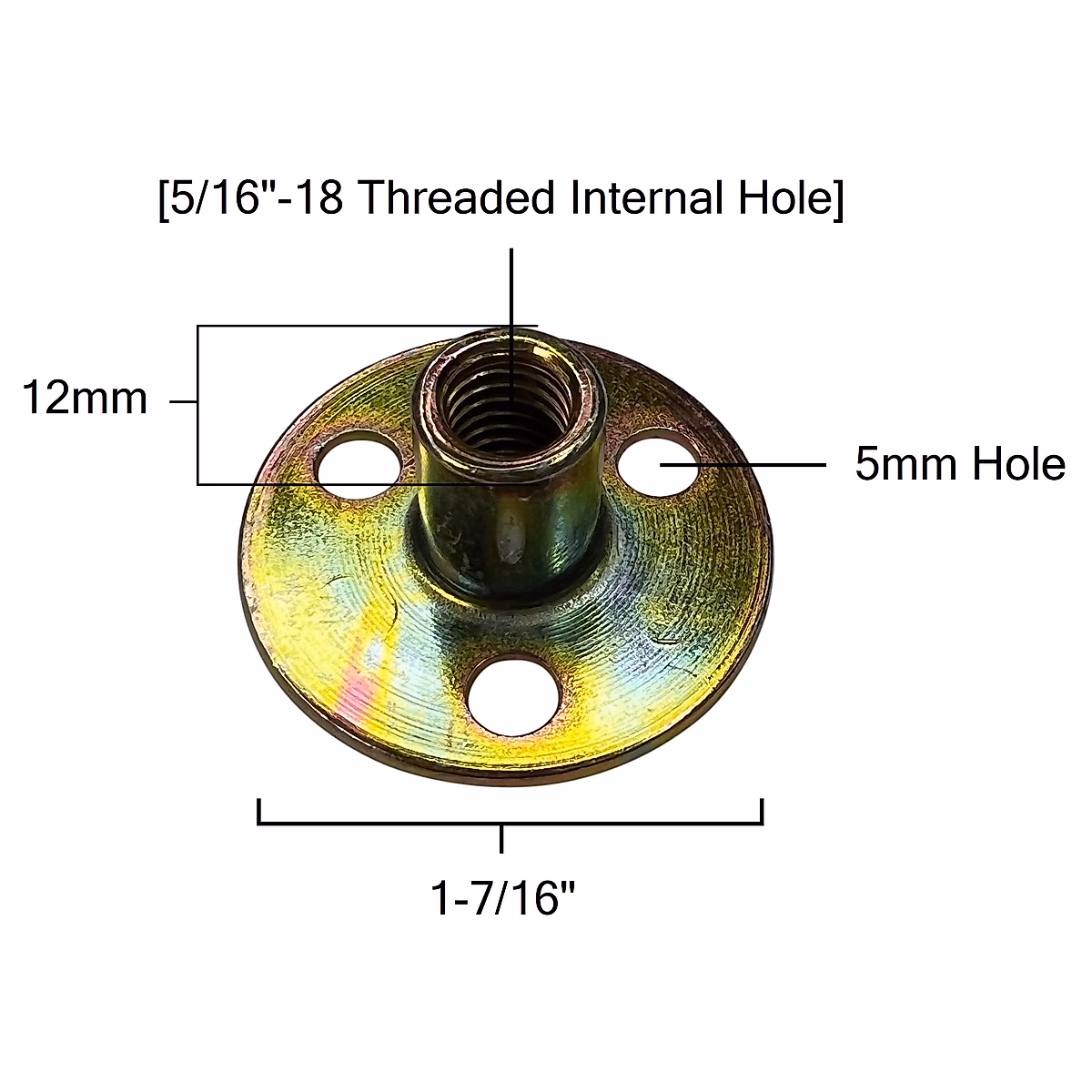 7" Inch Height Sofa Couch Round Turned Buns Furniture Legs Walnut Finish - Set of 4