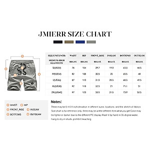 JMIERR Men's Cotton Sweat Shorts with Pockets Workout Lounge Jogger Gym Shorts 7 inch Inseam Basketball Shorts for Men, US38(XL), A Red