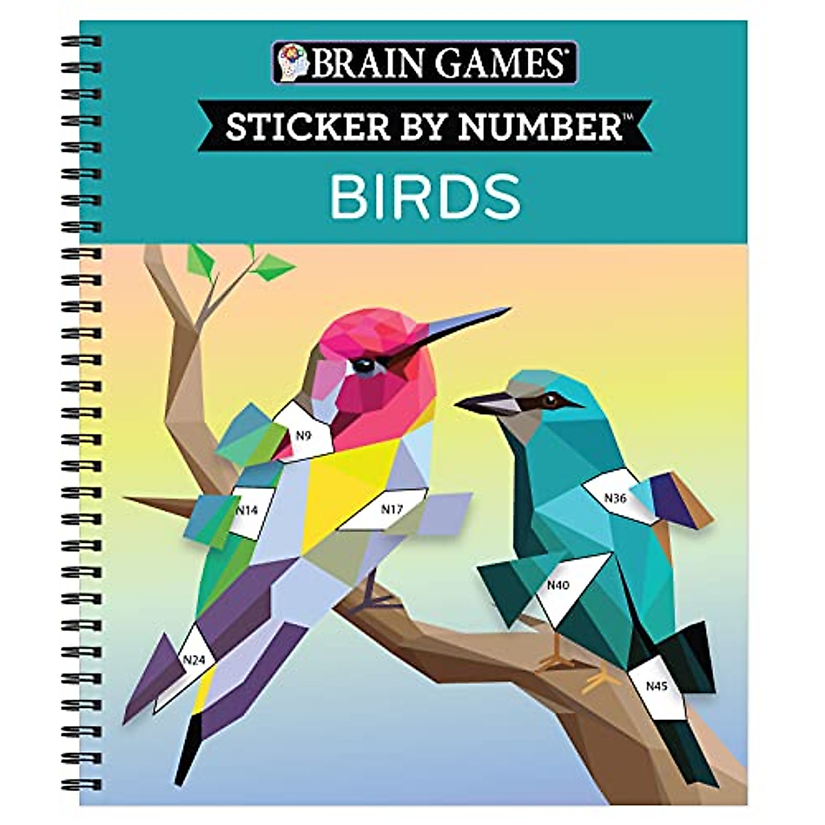 Brain Games - Sticker by Number: Birds