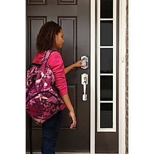 Schlage FE365CAM619GEO Schlage FE365-CAM-GEO Camelot Electronic Handleset with Georgian Knob