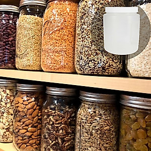 BFL Large Plastic Canisters with Twist-On Lids, 2Qt Storage of Dry Goods Snacks Chips Pet Food Liquid Arts Crafts Supply Garage or Workshop Organizing Household Items Transportation of Goods Pack of 6