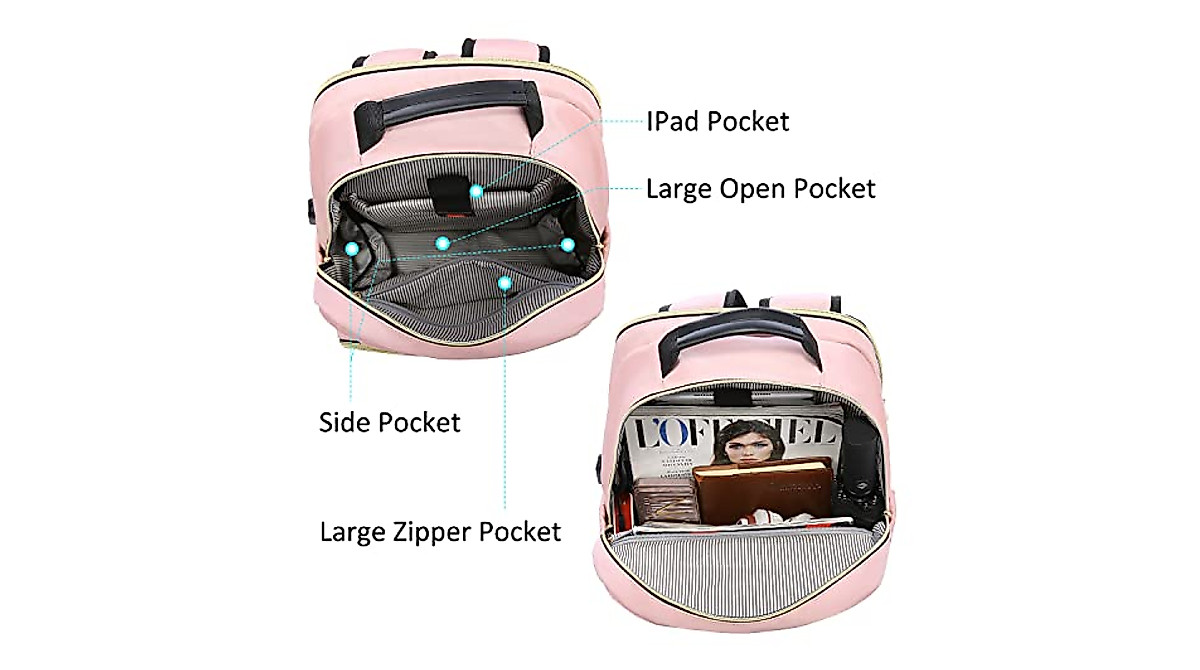 LOVEVOOK Women's Laptop Backpack - Stylish & Functional