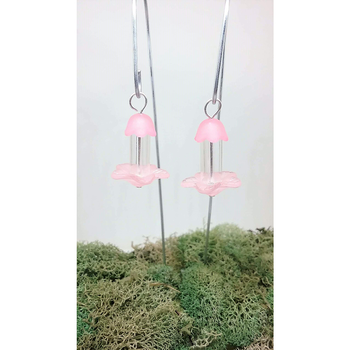 Fairy Garden Accessories. Set of 2 Miniature Bird Feeders.