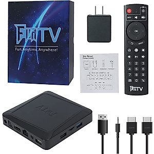 FUNTV Chinese 增强版2023 Chinese TV Box 5th Generation Upgraded China/Hong Kong/Taiwan TV and Seven Days Playback 最新五代 智能语音版 中文电视盒子 機頂盒 最新 高端 海外家庭必备