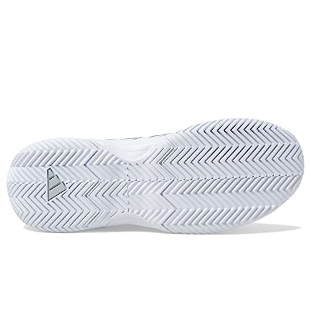 adidas Women's GameCourt 2 Sneaker, White/Silver Metallic/White, 9
