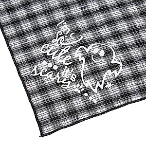 Halloween Bandana for Dogs Set of 2, Triangle Reversible Pet Scarf for Small Medium Large Dogs