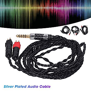 Audio Video Cord Balanced OCC Cable for HD600 HD580(2.5MM Balance)