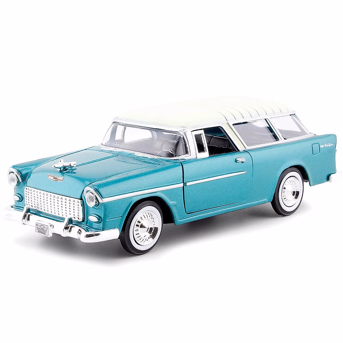 MOTORMAX 73248 1955 55 Chevy BEL AIR Nomad Wagon 1/24 DIECAST Green,#G14E6GE4R-GE 4-TEW6W206529