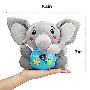 STEAM Life - Baby Toys 3-6 Months, Baby Musical Toys Elephant, Infant Toys 0-6 Months, Elephant Baby Stuff, 3 Month Baby Toys, 4 Month Baby Toys, Newborn Toys 0 3 Months, Toys for Infants 0-6 Months