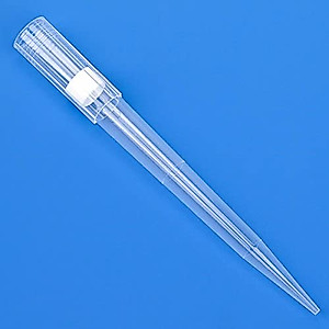 Globe Scientific 150835 Polypropylene Low Retention Filter Tip, Natural, Sterile, Rack, 1 mL-1000 mL Graduation, 84 mm Length (Pack of 576),1196U33PK