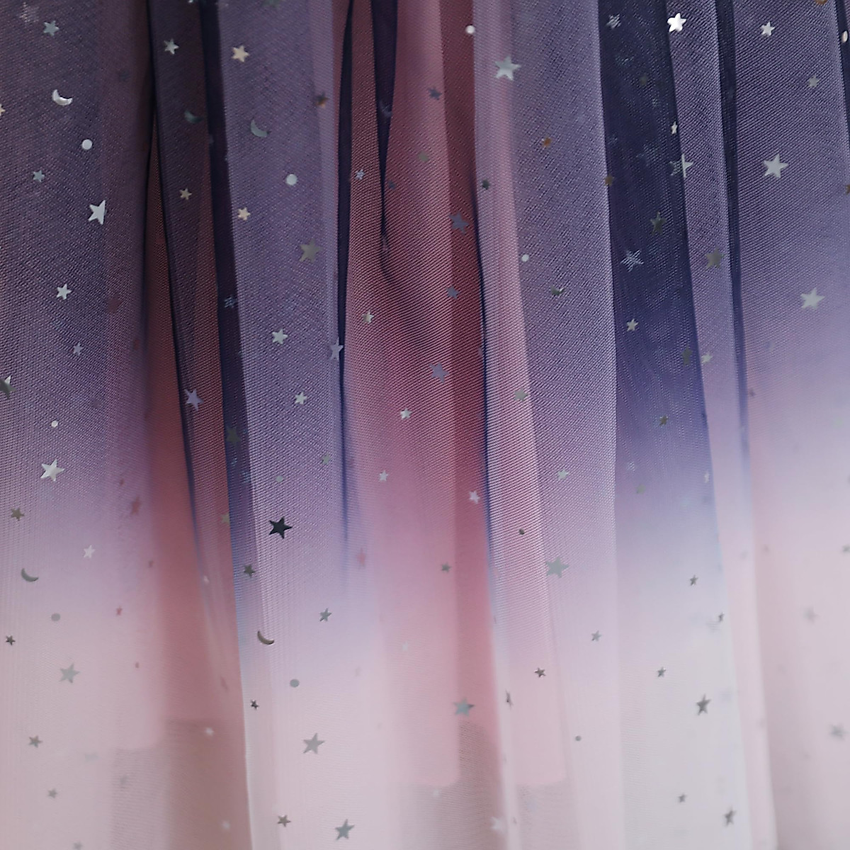 Fancy Purple Dress for Girls 5T 6T Sparkle Rainbow Birthday Party Pageant Ball Gowns 5-6Years