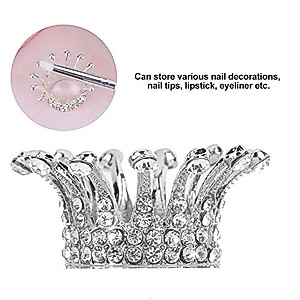 Nail Art Brush Holder, 3 Types Crown Design Nail Art Brush Holder Set Pen Displayer Stand Tools Brush Holders(2)