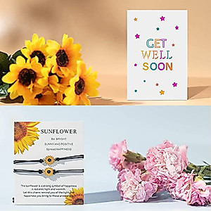 Sunflower Gifts For Women, Sunshine Gifts, Get Well Soon Gifts For Women, Care Package For Friends, Thinking Of You Gifts For Women, After-Surgery Gifts, Sick Care Package, Get Well Soon Gift Basket