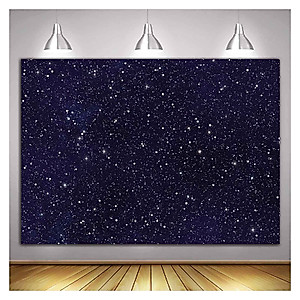 Night Sky Star Universe Space Starry Photography Backdrops Early 2000s Galaxy Stars Children Boy Girl Birthday Party Photo Background Newborn Baby Shower Banner Props 5x3ft