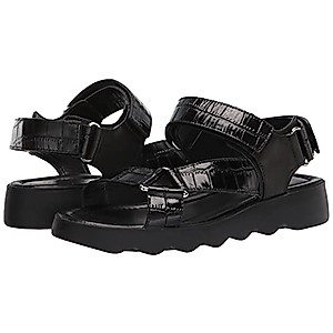 Aerosoles Women's Wave Sport Sandal, Black Croco, 8