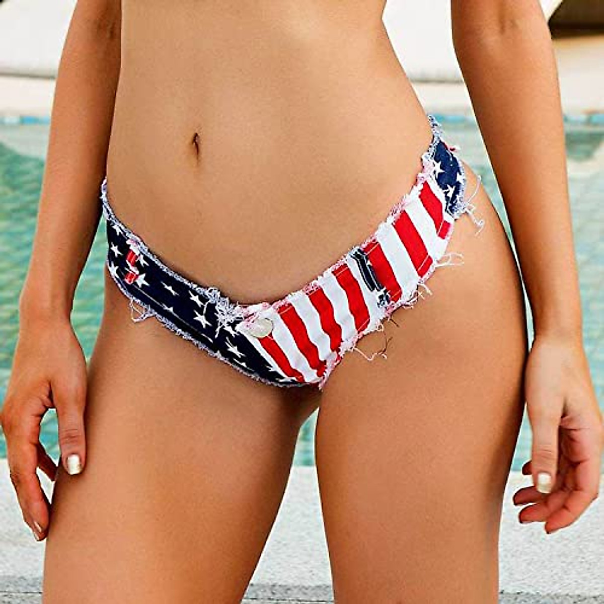 Women's Denim Shorts Hot Pants Sexy Ultra-Short Nightclub Shorts