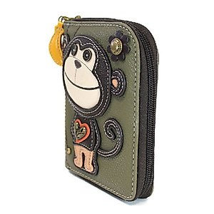 Chala Monkey Zip-Around Wristlet Wallet