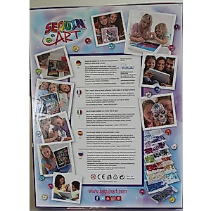 Distribution Solutions Sequin Art Purple Red Hatter, Sparkling Arts and Crafts Kit; Creative Crafts for Adults and Kids