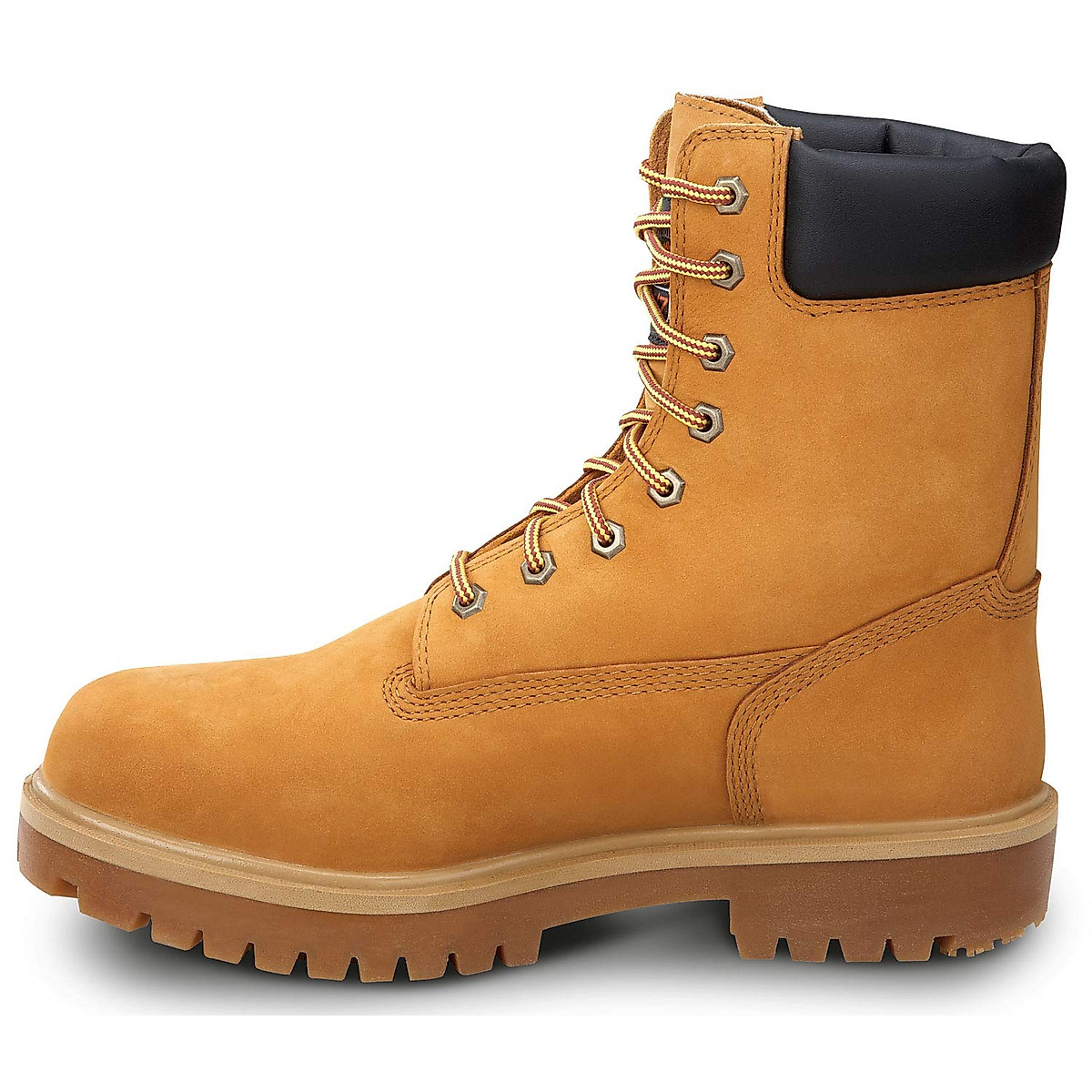 Timberland PRO 8IN Men's, Wheat, Steel Toe, EH, MaxTRAX Slip Resistant, WP Boot (13.0 W)