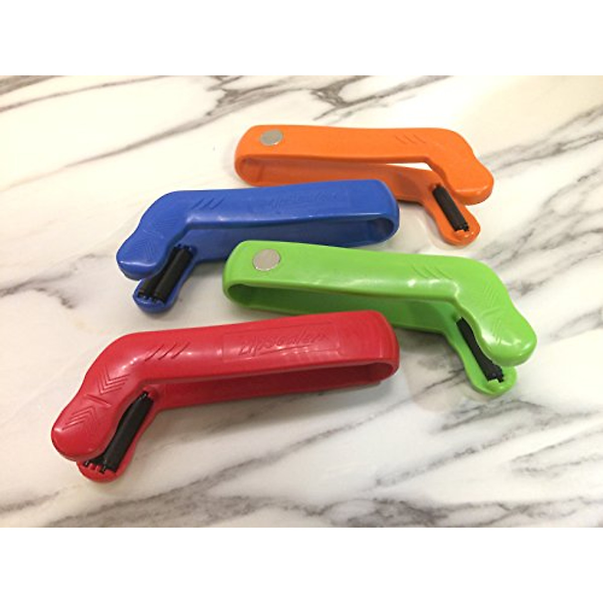 ZipSealer- The Original Zipper Lock Bag Sealer. The Easiest & Fastest Way To Seal Zipper Lock & Zip Top Bags. Patented. (Red)