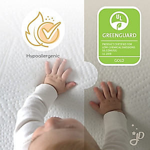 Juniper Dreams Protective Fitted Crib Sheet | Baby Crib Mattress Protector for Standard & Mini Crib Mattress | Toddler Bed Cover for Baby Girls & Boys | Machine Washable Organic Cotton Fitted Sheet