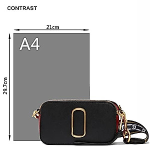 durviv Crossbody Bags for Women Small Shoulder Bag Handbags for Women Small Clutch Ladies Purses Evening Clutch Crossbody (Black)
