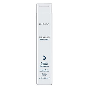 L'ANZA Healing Moisture Tamanu Cream Shampoo, Cleans, Moisturises and Refreshes Dry and Coarse Hair, Rich with Tahitian Tamanu Nut Oil, Sulfate-free, Paraben-free, Gluten-free Formula, Kids