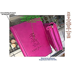 First Edition Softcover Reprint AA Big Book w/Pink Bookcover for Alcoholics Anonymous. You Get The Both AA Big Book 1st Edition Reprint and Pink Zip Up Bookcover.