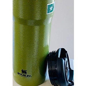 Starbucks + Stanley Military Commitment Double Walled Hammered Stainless Steel Tumbler With Handle
