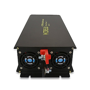 WZRELB Power Inverter 2500W Pure Sine Wave Inverter 12V 120V Dc AC Converter