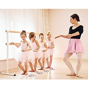 WhatSign 36Pcs Number Spot Markers Stickers 4" Line up Spots for Classroom Floor Number Stickers Classroom Line up Spot Dots Floor Decals for Back to School Kindergarten Elementary Preschool Classroom