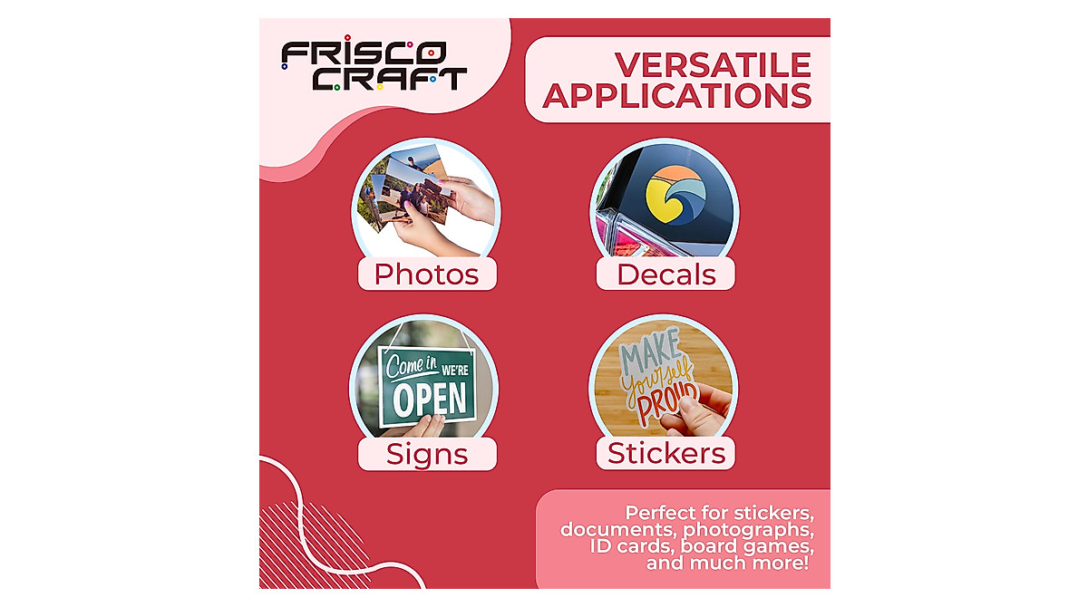 Frisco Craft Clear Vinyl Laminate Roll | Protect & Enhance Crafts