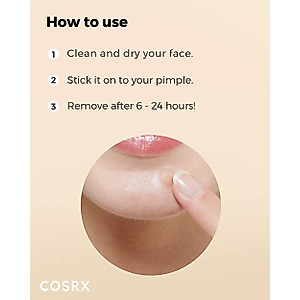 COSRX Master Patch Basic, Overnight Acne Patch Hydrocolloid, Blemish Spot Sticker for Face, Strong adhesion & Thicker Spot Cover, 1 Sizes (36 Count)