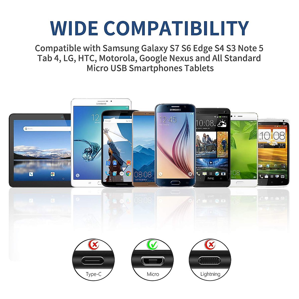 1FT 90 Degree Micro USB to Micro USB Android Phone Tablet OTG Data Cable Right Angle Connector Wire Cord for DJI Spark, Mavic Pro, Platinum, Air, 2 Pro, Zoom Remote Controller Accessories (1 Pack)