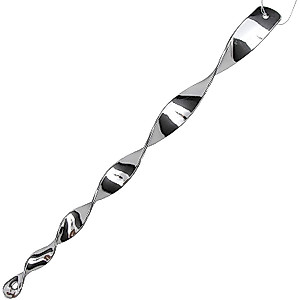 Monarchy Solutions Twisting Scare Rods Reflective Ornamental Spiral Deterrent Device (Set of 12)(12") Woodpeckers, Pigeons, Ducks, Herons, Grackles, Geese,Bird Blinder