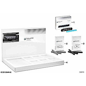 BMW 83125A07EC3 Interior Fragrance Natural Air Freshener Starter Kit in Lava Black