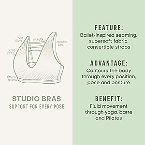 adidas Women's Studio Medium Support Better Level Bra, Shadow Navy, XX-Small C