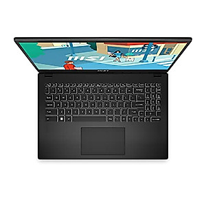MSI Modern 15 15.6" Laptop: Intel Core i5-1155G7, Intel Iris Xe, 16GB DDR4, 1TB NVMe SSD, 180-Degree Lay-Flat, USB Type-C, MicroSD Card Reader, Win 11 Pro: Classic Black B11M-023US