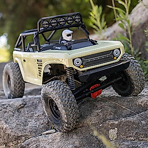 Axial RC Truck 1/10 SCX10 II Deadbolt 4 Wheel Drive Brushed RTR, Battery and Charger Not Included, Tan AXI03025T2 Trucks Electric RTR 1/10 Off-Road
